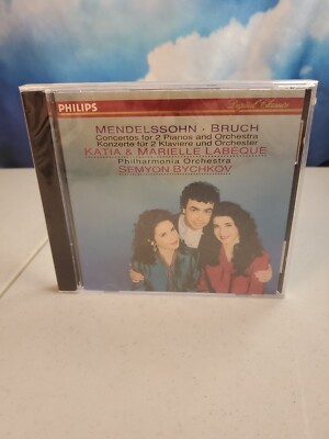 Mendelssohn Bruch: Concertos for 2 Pianos & Orchestra Labeque/Bychkov ...
