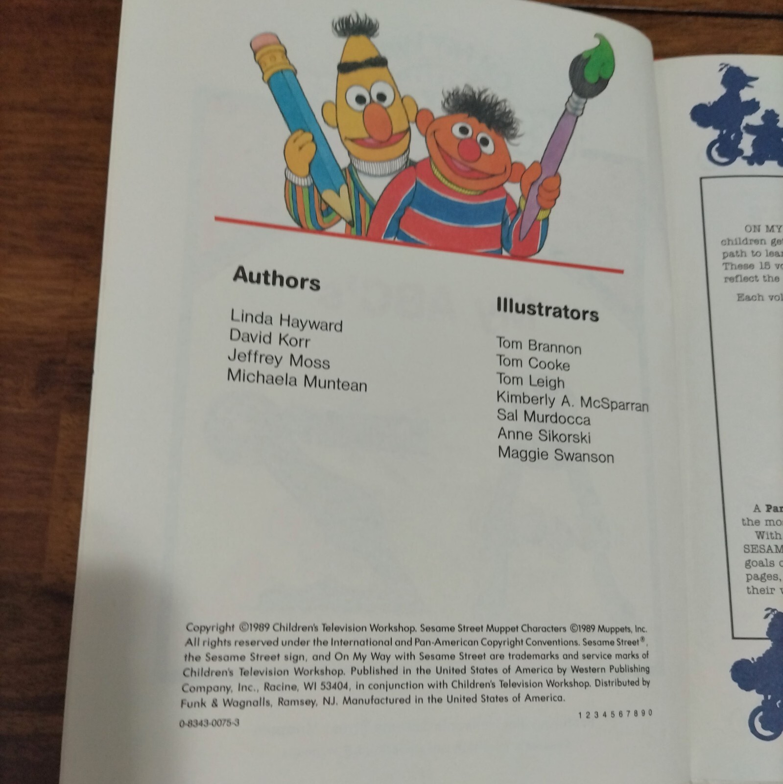 1989 Muppets, Inc., CTW Comp. 15 Volumn Set, "On My Way With Sesame ...