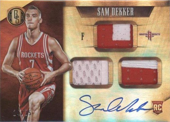 2015-16 Panini Gold Standard - Rookie Jersey Autographs Prime Triple ...