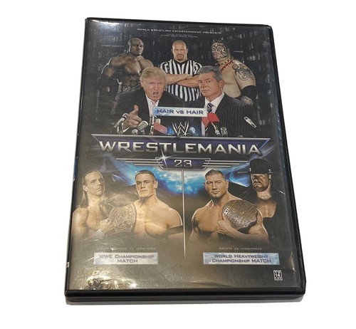 WWE - Wrestlemania 23 (DVD, 2007, 2-Disc Set) With Inserts Trump ...