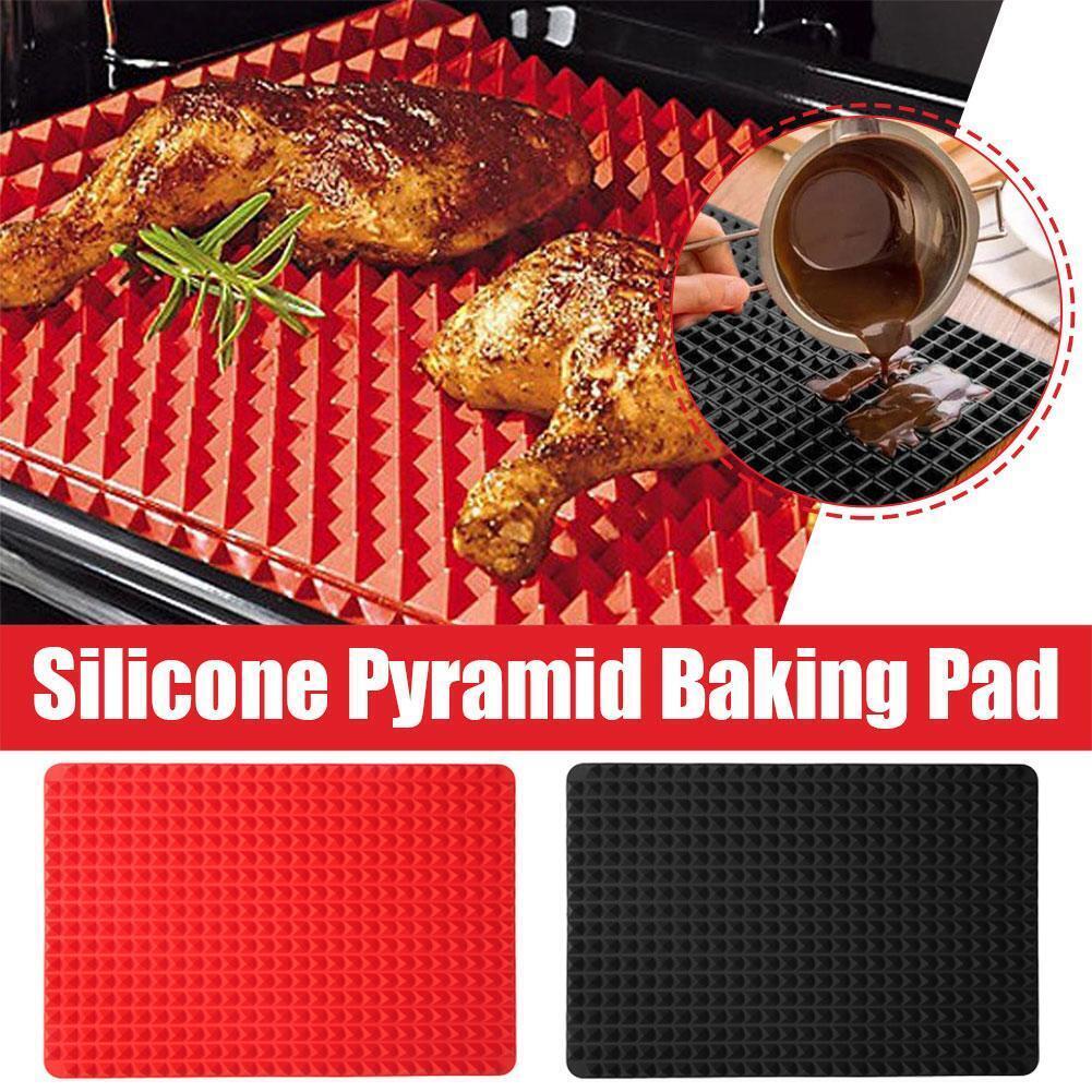 Silicone Non Stick Cooking Mat Pyramid Pan Oven Baking Fat Tray ...