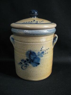 ROWE POTTERY WORKS 2004 HISTORICAL COLLECTION SMALL CANISTER WITH LID ...