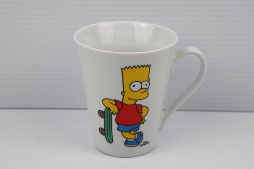 Bart Simpson The Simpsons 2008 Fox ceramic Collectable Mug Coffee Cup ...
