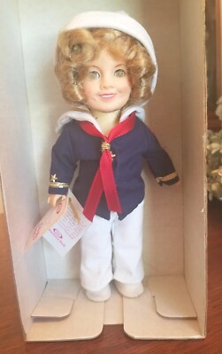 Vtg New Ideal Doll Collection SHIRLEY TEMPLE SAILOR DOLL 1982 Very Good ...