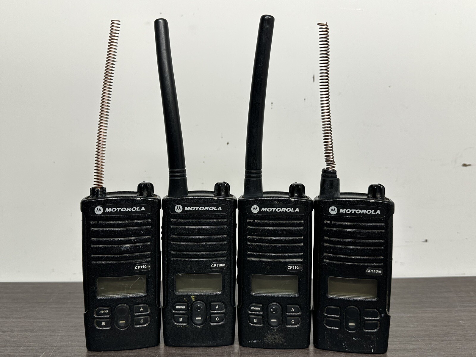 Lot Of 4 Motorola CP110m w/Display Two Way Radios - G58 | eBay