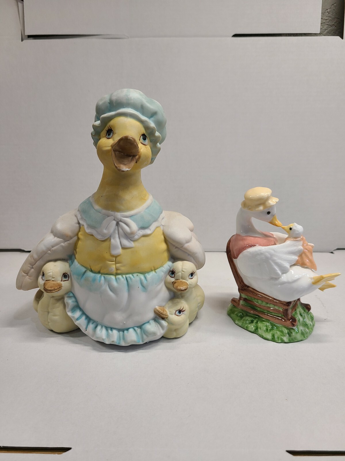 Mother Goose Rocking Baby Vtg Artmark Mother Goose Enesco | eBay