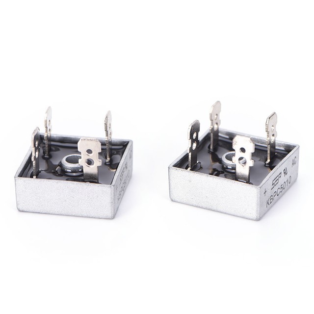 Envistia Mall 1000V Metal 4-Pin Bridge Rectifier, White - KBPC5010 for ...