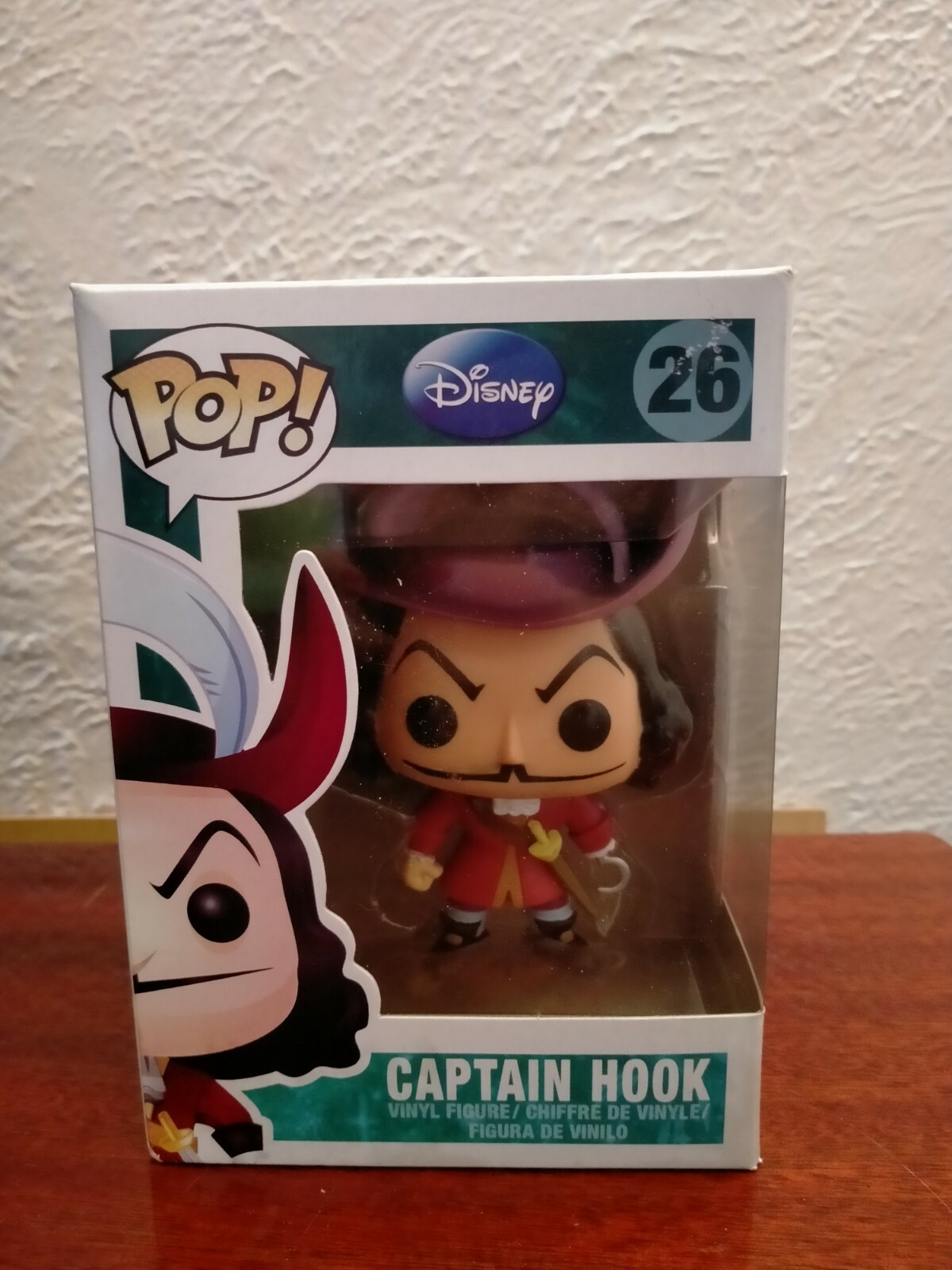 Captain Hook Pop Vinyl #26 RARE VAULTED FUNKO DISNEY POP | eBay Australia