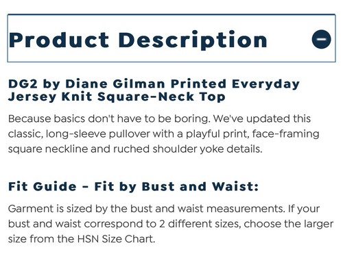 DG2 by Diane Gilman Printed Everyday Jersey Knit Square Neck Top Size S ...