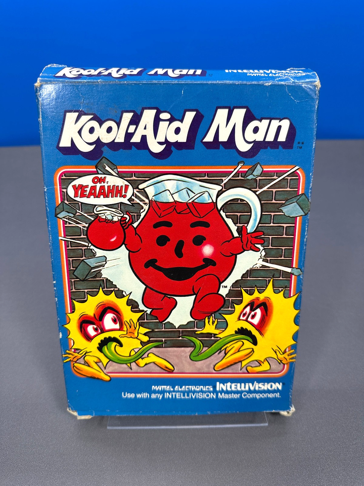 INTELLIVISION KOOL-AID KOOL AID MAN GAME WITH BOX AND OVERLAY COOL | eBay