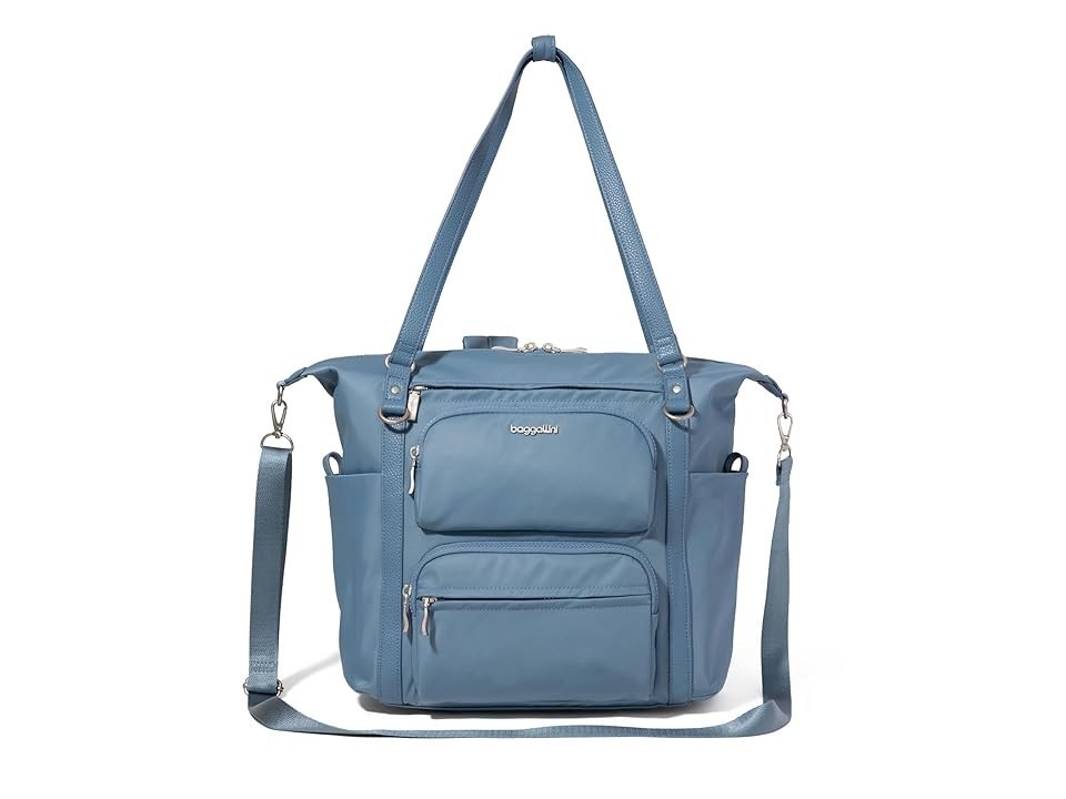 Baggallini Nolita Small Convertible Women's Cornflower Twill Backpack ...