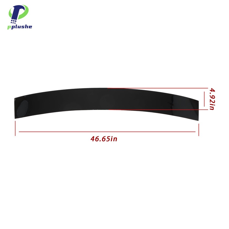 REAR ROOF BOOT LIP SPOILER AMG STYLE BLACK FOR MERCEDES E-CLASS W212 ...
