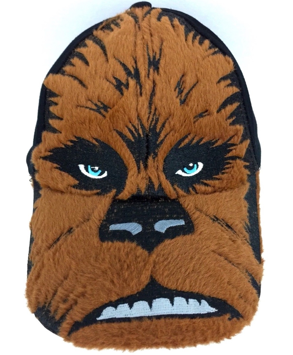 Star Wars Cap Chewbacca Wookiee Snapback Hat Furry Logo Black Brown ...