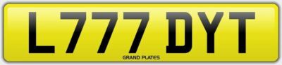 LYDIA T LYD NUMBER PLATE LYDY LIDY LYDI CAR REG L777 DYT REGISTRATION ...