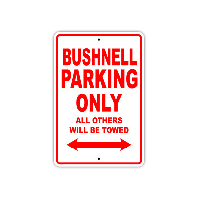 Bushnell Parking Only Boat Ship Art Notice Decor Novelty Aluminum Metal ...