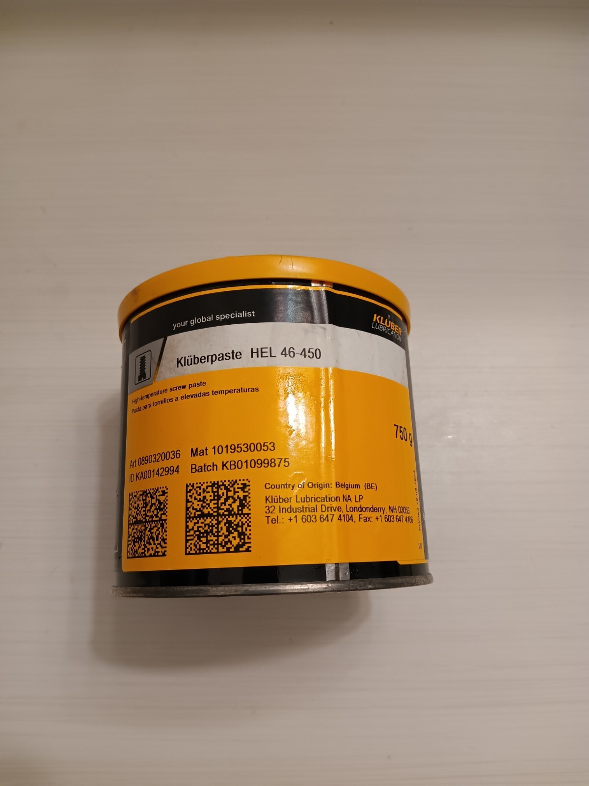 Hel 46-450 Lubricating and assembly paste for connections in hot air ...