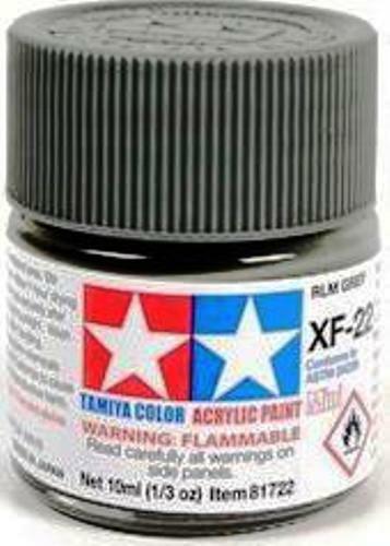 Tamiya 81722 - Acrylic Model Paint / XF-22 RLM Grey - 10ml Jar - T48 ...