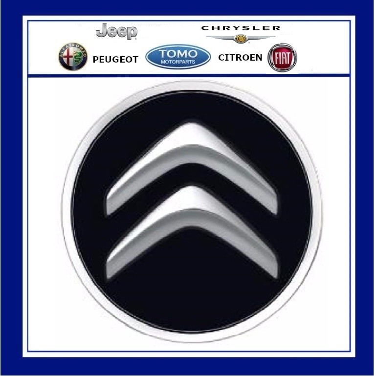 New Genuine Citroen Alloy Wheel Centre Cap, Black and Chrome 542170 ...