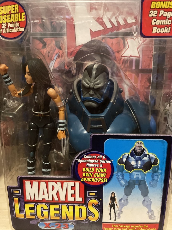 MARVEL LEGENDS: X-23 ACTION FIGURE TOY BIZ APOCALYPSE SERIES NEW SEALED ...