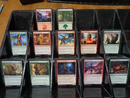 Magic the gathering Casual Deck, Red/Green Werewolf Pauper Deck | eBay