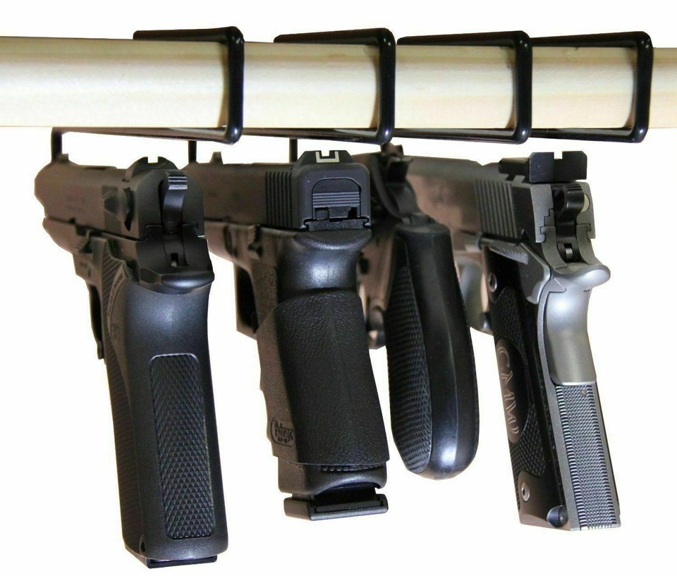 Lot of 5! Gun Safety Gun Storage Pistol/Handgun Rack Storage Solutions ...