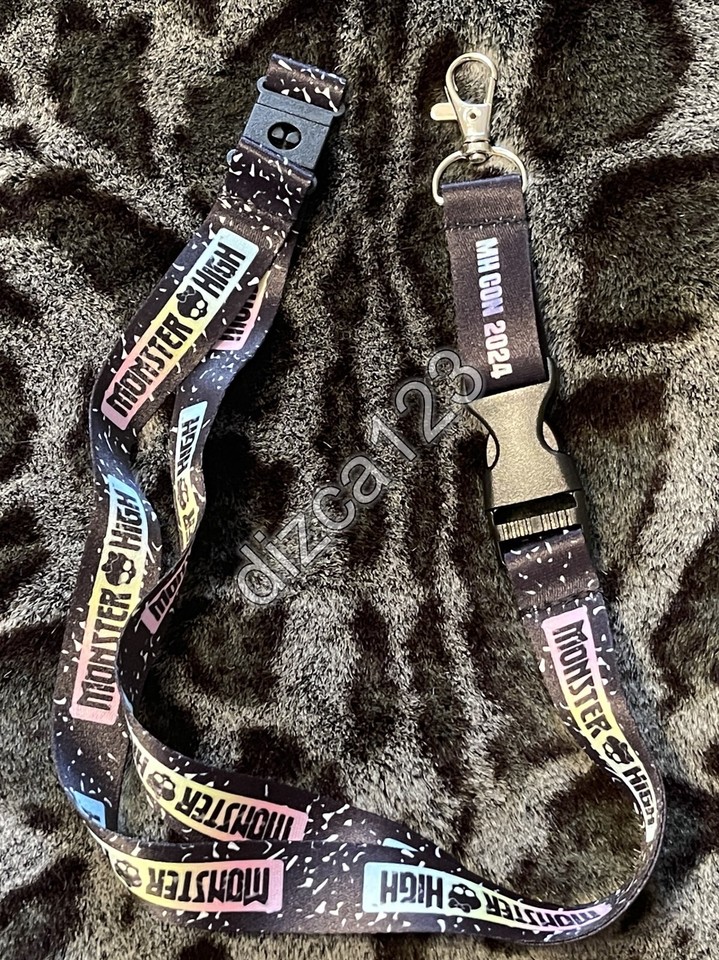 SDCC 2024 Mattel Booth Monster High MH CON Lanyard New | eBay