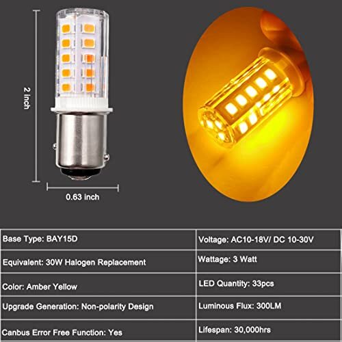 1157 Led Bulb Bay15d 7528 2057 2357 Led Bulbs For Back Up Reverse Light ...