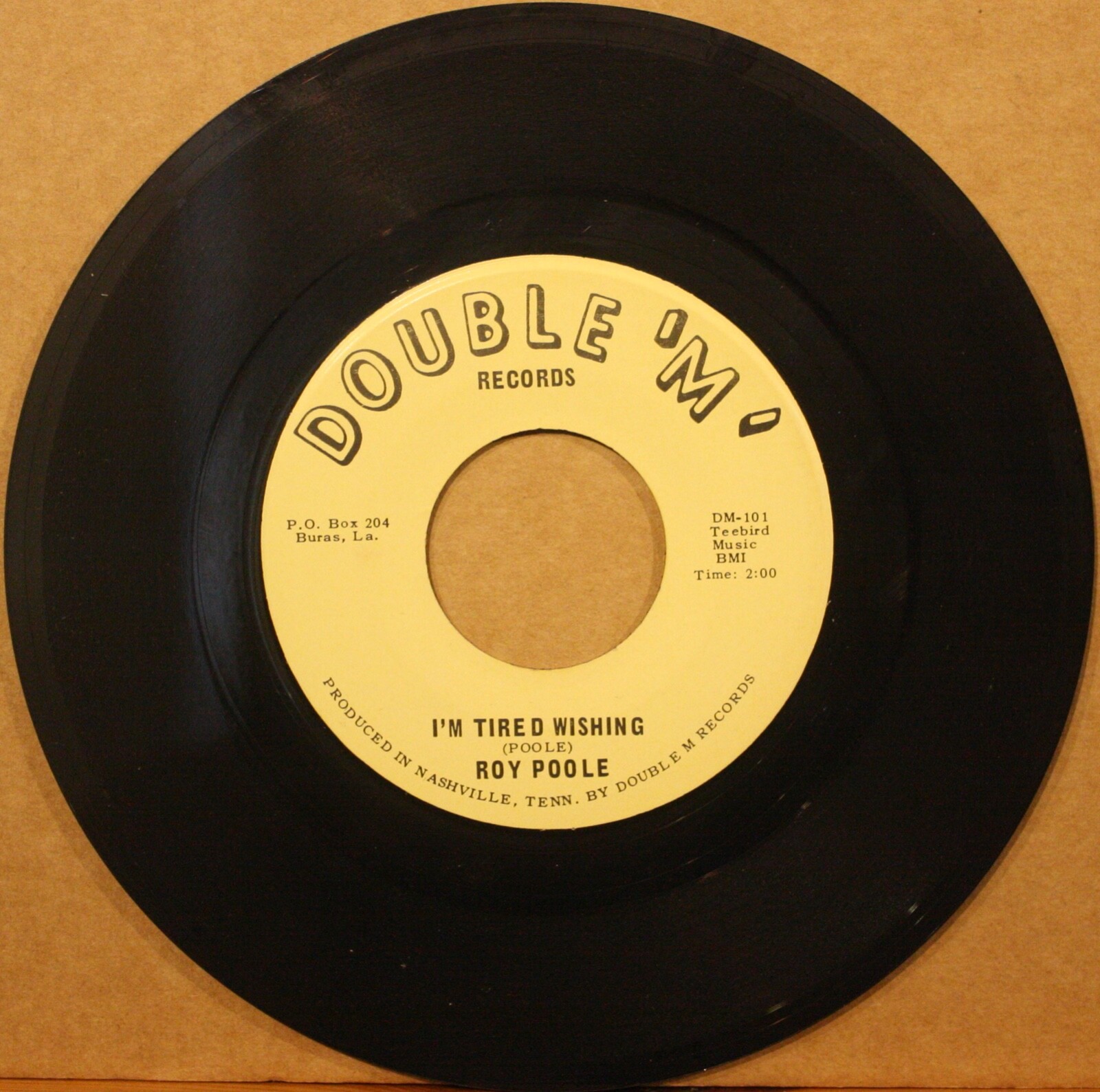 ROY POOLE I'm Tired Of Wishing NOT READY BROKEN HEART Country 45 DOUBLE ...