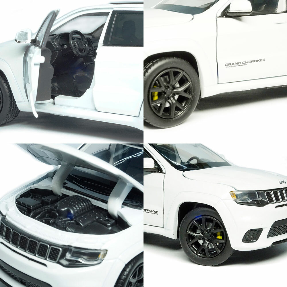 Jeep Grand Cherokee Trackhawk 1/32 Model Car Diecast Toy Vehicle Kids ...