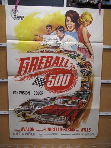A10167 FIREBALL 500 Frankie Avalon, Annette Funicello, Fabian, Chill ...