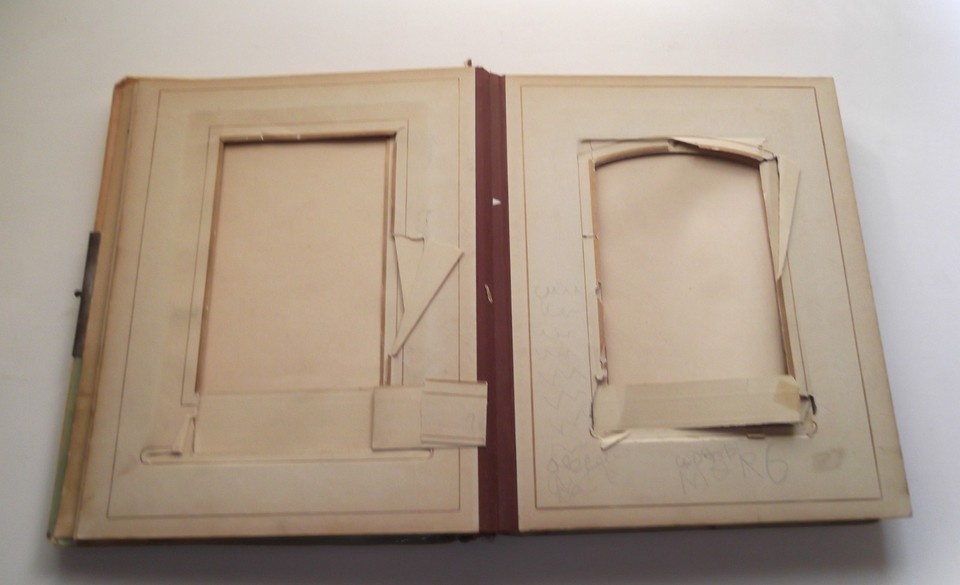 Victorian Era Bakelite Cover Antique Photo Album With Pages Celluloid ...