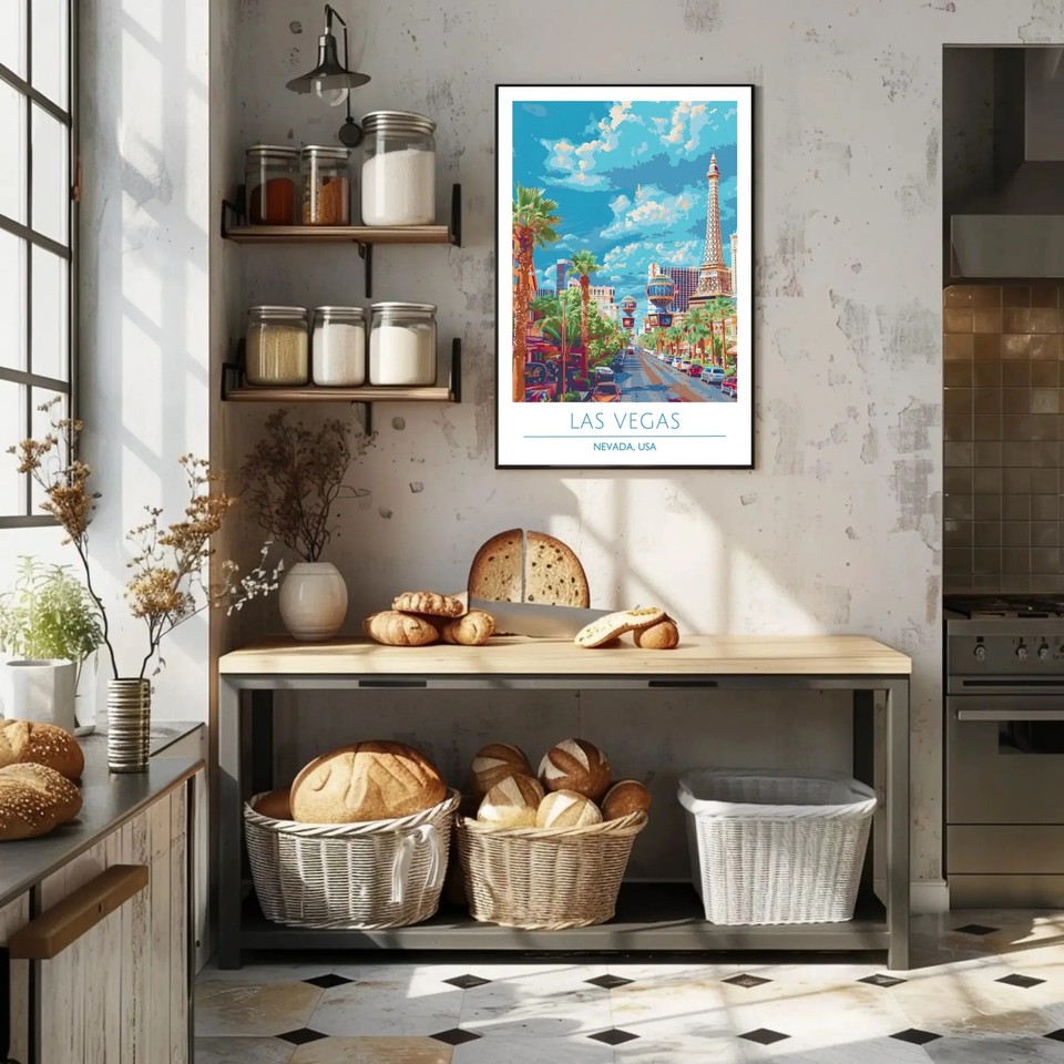 Las Vegas Street View Poster | eBay