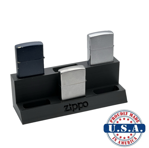 Zippo Lighter For 6 Lighters - Display Stand Sturdy Base Holder Desktop ...