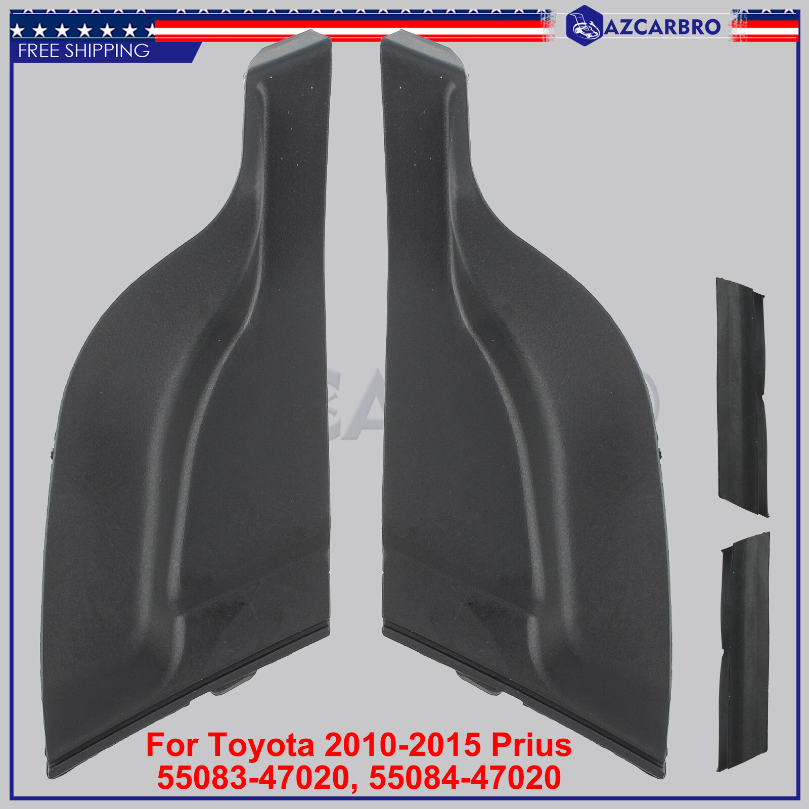 Left & Right Fender Cowl Side Seal Cover For Toyota Prius 2010-2015 ...