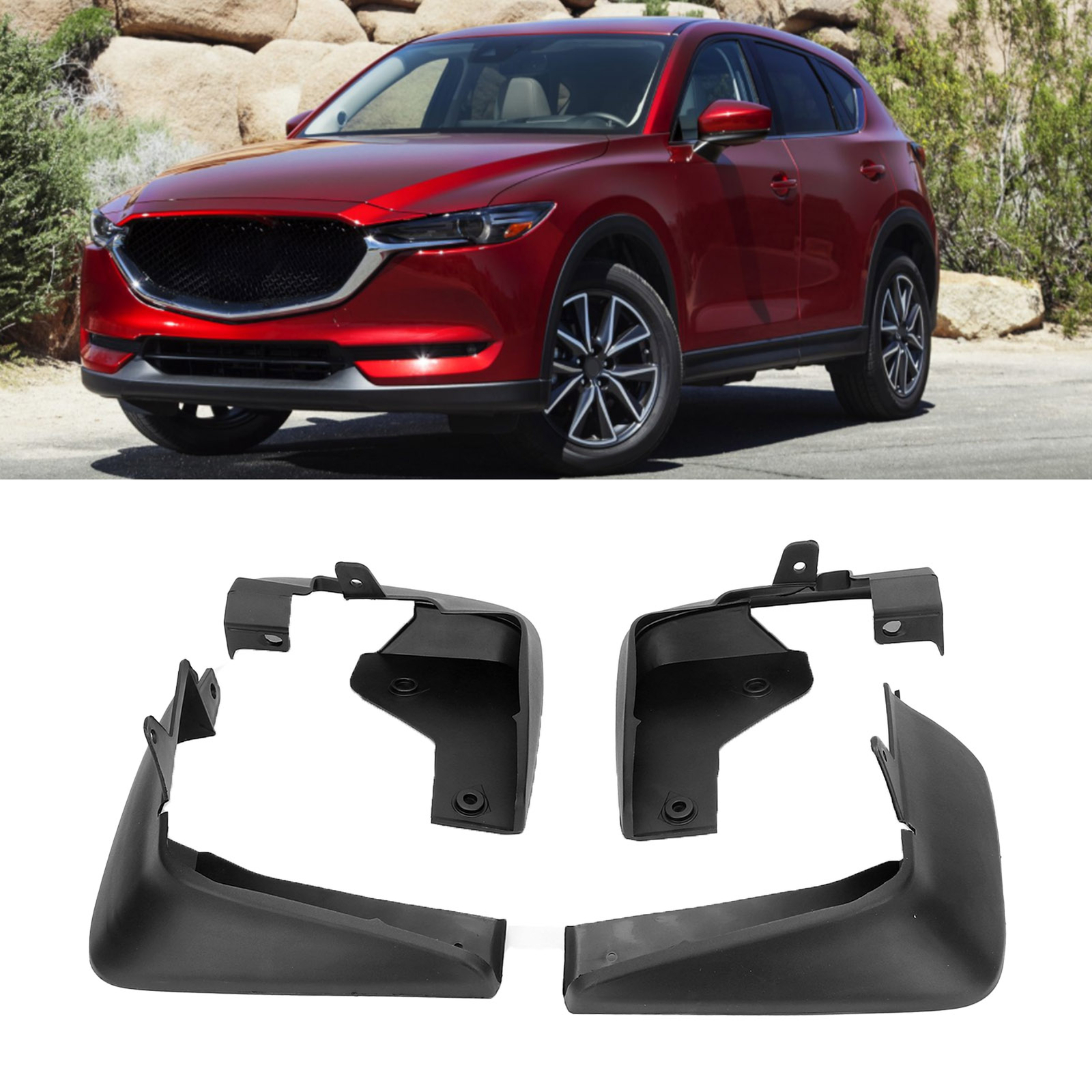 4pcs Mudguards Fenders Mudflap Guards Front Rear For CX-5 2017-20 | eBay