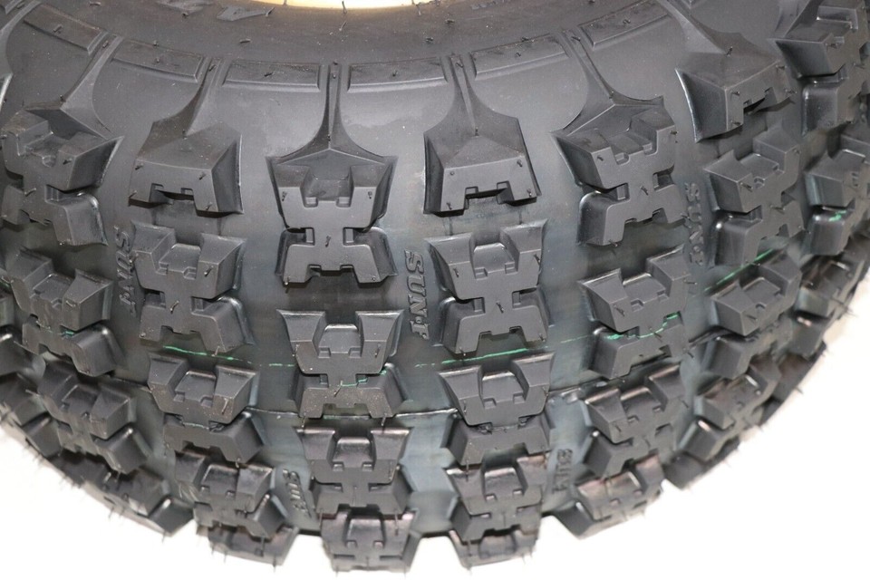20x11x9 Honda 450r 400EX 300EX TRX250r ATV Rear Tires + Wheels Rims Set ...