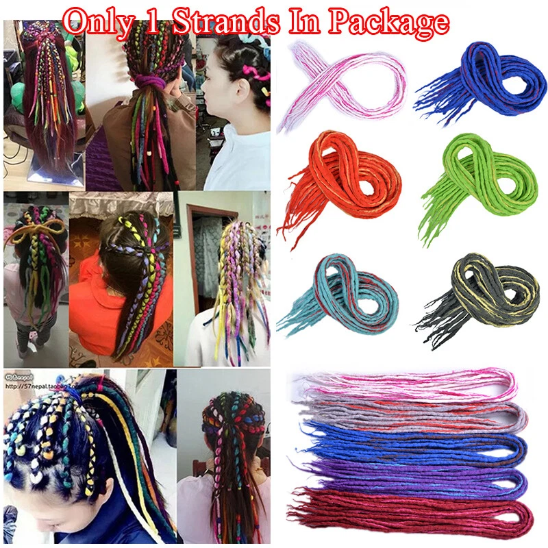 Colorful Yarn Braids