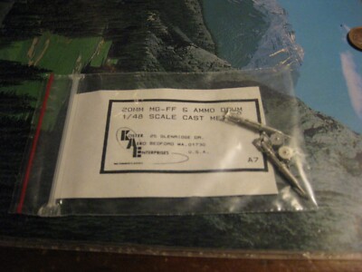 20mm MG-FF & AMMO Drum cast metal 1/48 scale set by Koster Aero ...