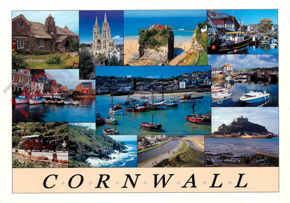 Picture Postcard>>Cornwall (Multiview) [John Hinde] | eBay