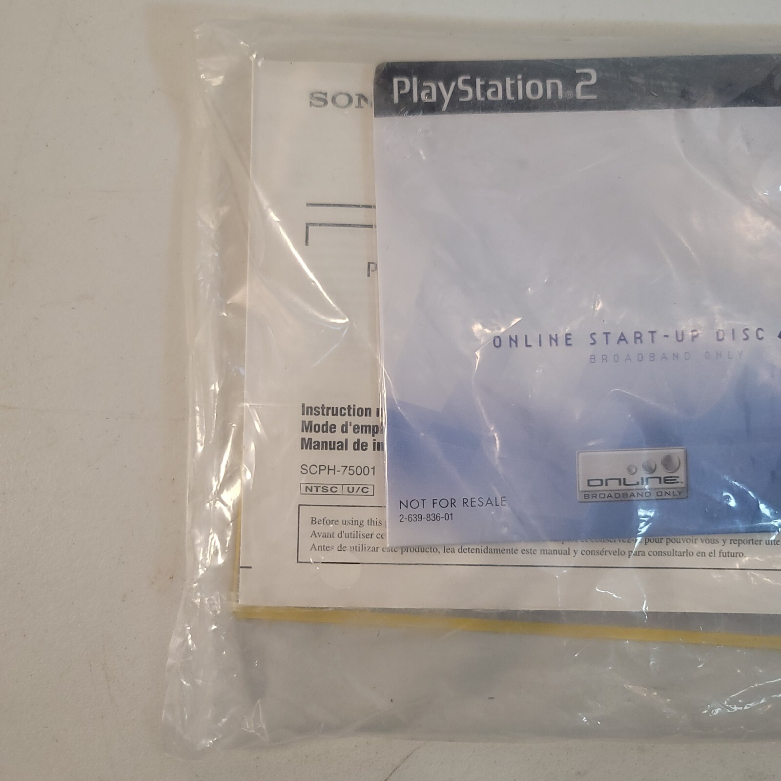 Sony PS2 PlayStation 2 Online Start-Up Disc Ver. 4.0 Brand New Sealed ...