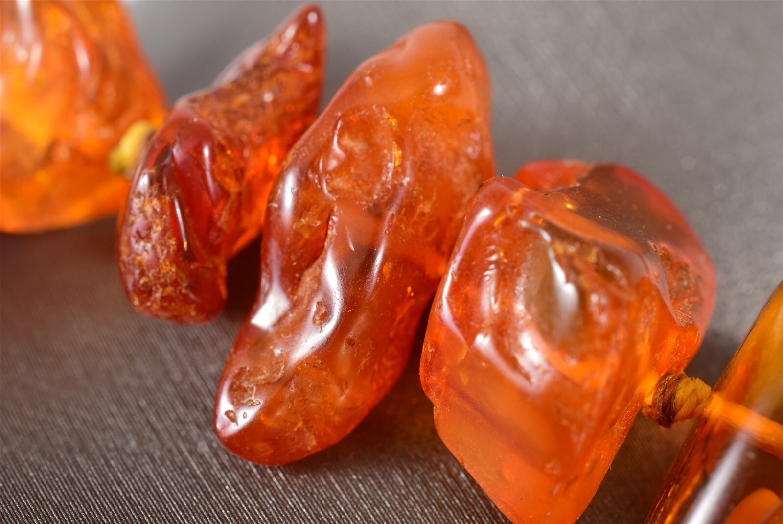 26" Baltic Amber Necklace - 65.8g Cognac, Authentic Chunky Jewelry | eBay