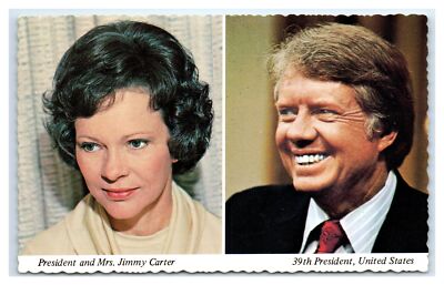 Postcard- 39TH PRESIDENT UNITED STATES PRESIDENT AND MRS JIMMY CARTER ...