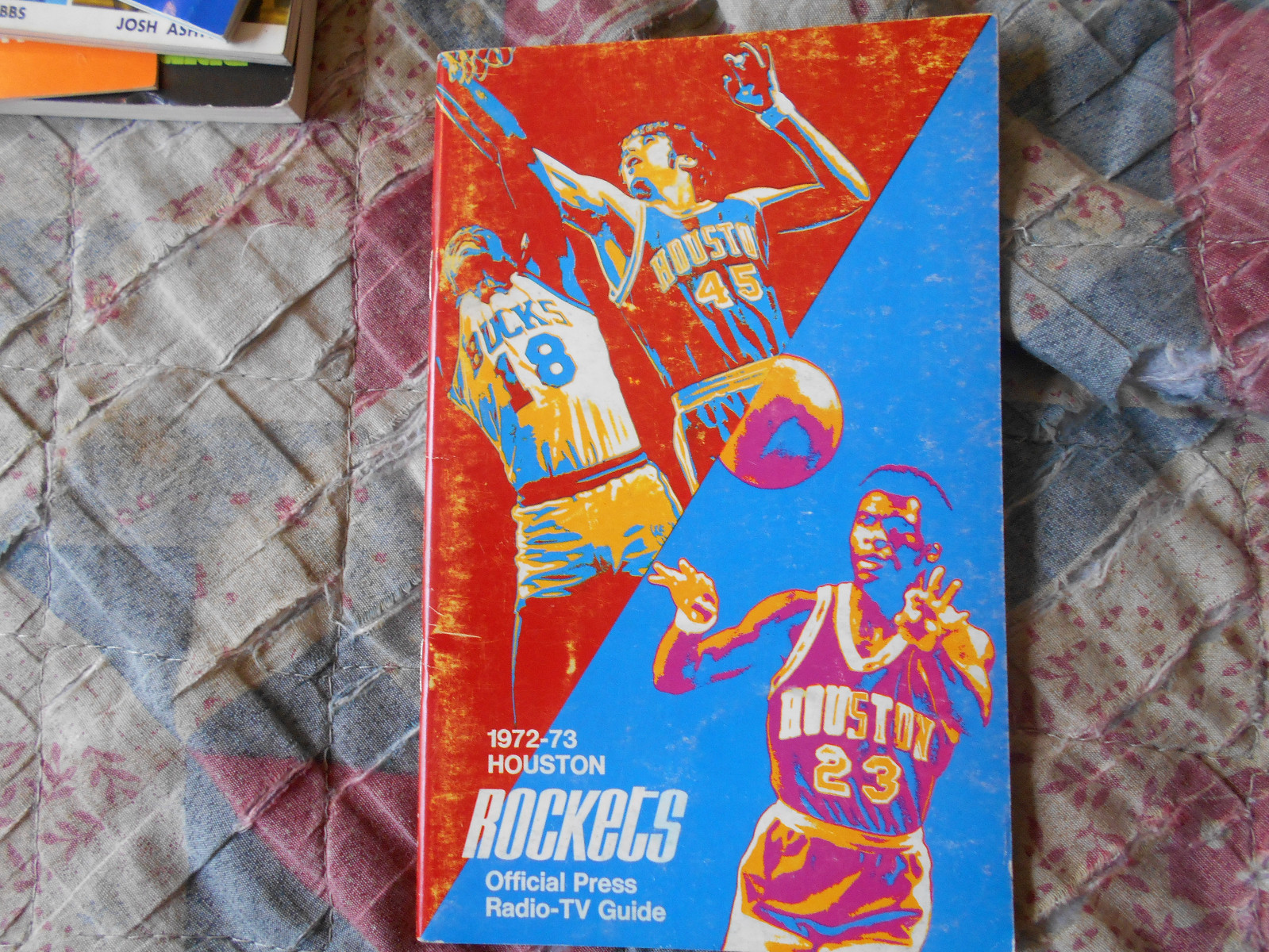 1972-73 HOUSTON ROCKETS MEDIA GUIDE Yearbook 1973 PRESS BOOK NBA ...