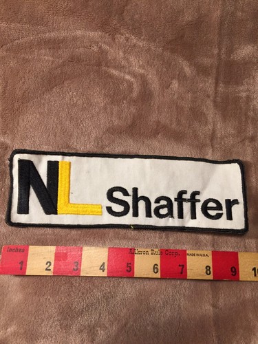 NL SHAFFER Large Oil Company Jacket Patch 79L5 | eBay