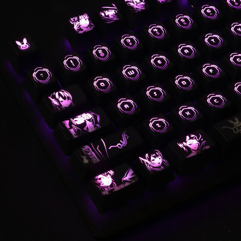 Anime Custom OW Overwatc Waifu Keycap Set For Mechanical Keyboard ...
