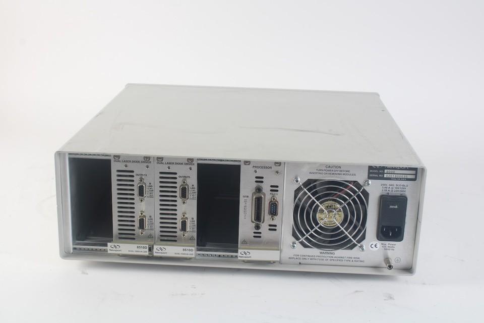 Newport 8000 Modular Controller Version 2.25 w/ 2x 8510D 1000mA Dual ...