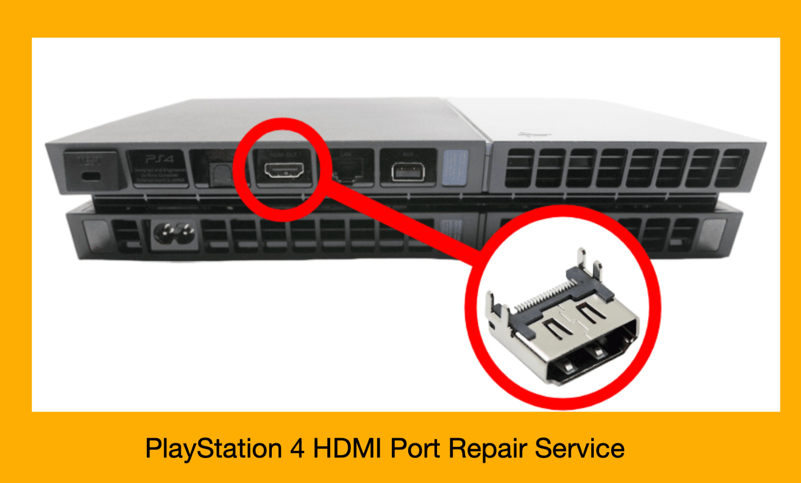 PlayStation 4 HDMI Port Repair Service