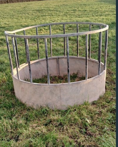 Galvanised Ring Cattle /Sheep Feeder | eBay UK