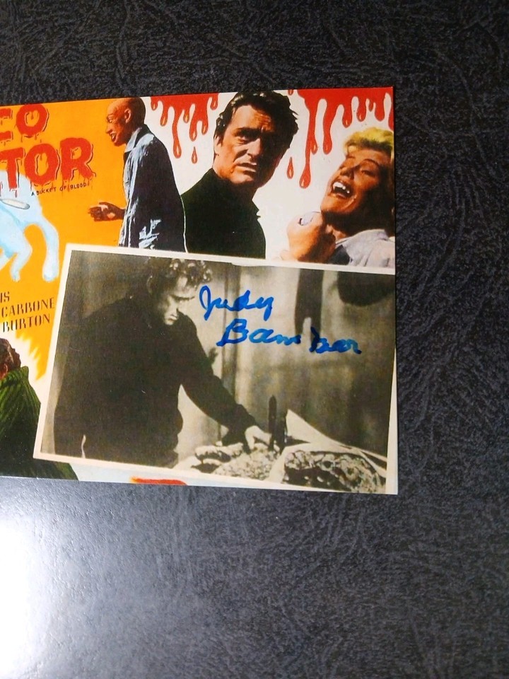 JUDY BAMBER Hand Signed Autograph 4X6 PHOTO - PIN-UP MODEL & ACTRESS | eBay