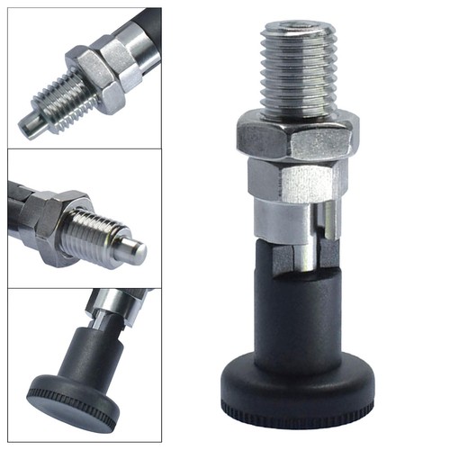 Stainless Steel Spring Self Locking Knob Plunger M16 | eBay